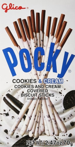 Glico Pocky Cookies & Cream Biscuit Sticks 2.47oz, Pack Of 10 / 2.47oz ... Glico Pocky Cookies & Cream Biscuit Sticks 2.47oz, Pack Of 10 / 2.47oz ...