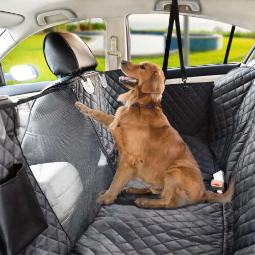 Waterproof Pet Car Seat Cover with Mesh Window Keep Your Pet Safe and Dry 1 Set Fry s Food Stores