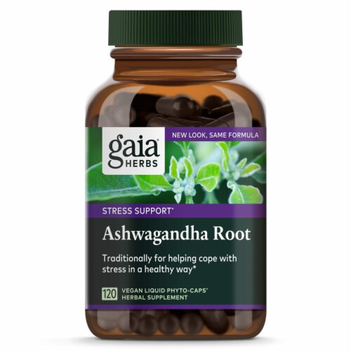Gaia Herbs Ashwagandha Root 120 Vegan Liquid Phyto Capsules 120 Kroger