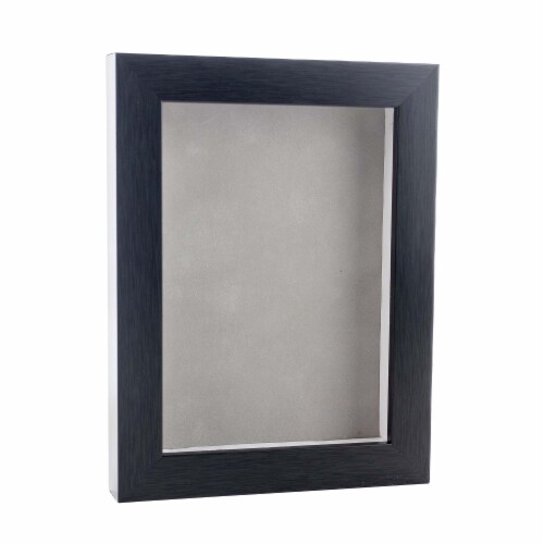 20x24 Shadow Box Frame Charcoal Gray Wood, 3/4 Depth, Light Grey Suede ... 20x24 Shadow Box Frame Charcoal Gray Wood, 3/4 Depth, Light Grey Suede ...