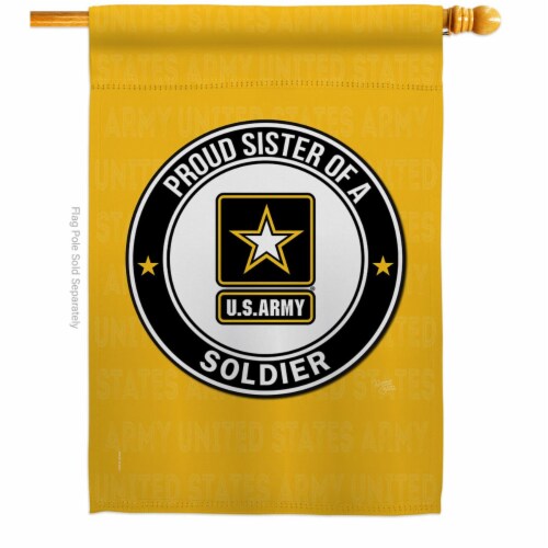 Breeze Decor H108578-BO Proud Sister Soldier House Flag Armed Forces ... Breeze Decor H108578-BO Proud Sister Soldier House Flag Armed Forces ...