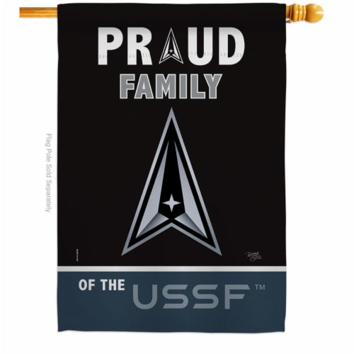 Breeze Decor H108467-BO Proud Family USSF House Flag Armed Forces Space ... Breeze Decor H108467-BO Proud Family USSF House Flag Armed Forces Space ...