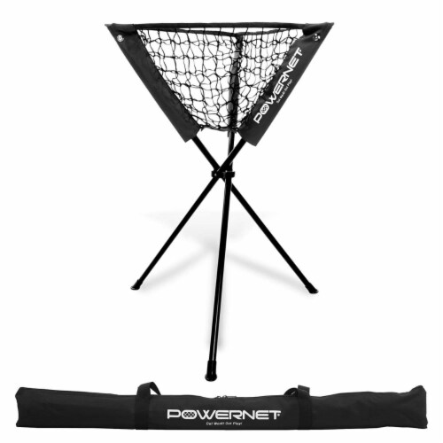 Powernet Baseball Softball Portable Batting Practice Ball Caddy Black ... Powernet Baseball Softball Portable Batting Practice Ball Caddy Black ...