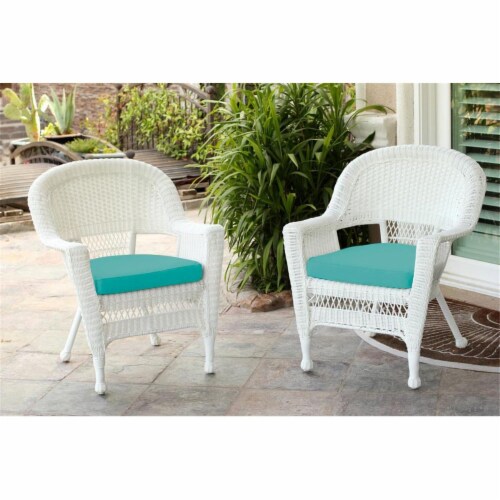 Turquoise wicker chair store
