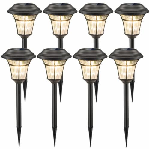 MAGGIFT 8-Pack Solar Pathway Lights: Outdoor, Waterproof, Yard Lighting ... MAGGIFT 8-Pack Solar Pathway Lights: Outdoor, Waterproof, Yard Lighting ...