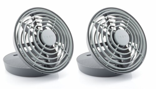 Treva 5 USB Powered Desk Fan 2 Pack Grey 2 Fry s Food Stores
