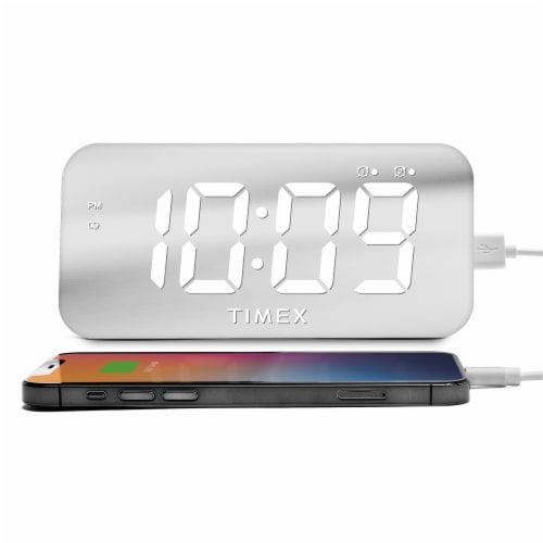 Timex USB Charging Jumbo Display Alarm Clock, 1 ct - Fred Meyer Timex USB Charging Jumbo Display Alarm Clock, 1 ct - Fred Meyer