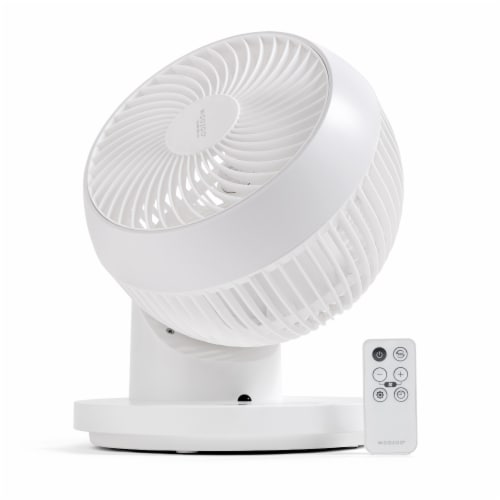 IRIS USA WOOZOO Fan with Remote 360 Oscillating Fan Desk Fan Table Air Circulator White 1 Dillons Food Stores