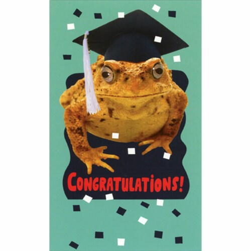 RSVP Toad Wearing Grad Cap Money Holder Graduation Card, 1 card / 1 ... RSVP Toad Wearing Grad Cap Money Holder Graduation Card, 1 card / 1 ...