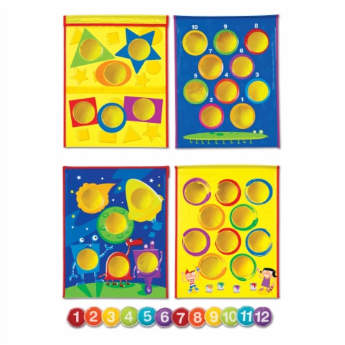 Learning Resources Smart Toss Colors Shapes And Numbers Bean Bag Tossing