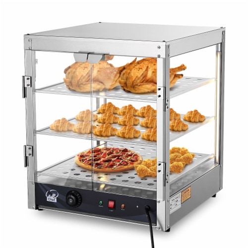 WeChef 20 Commercial Countertop Food 3-Tier Pizza Warmer with LED ... WeChef 20 Commercial Countertop Food 3-Tier Pizza Warmer with LED ...