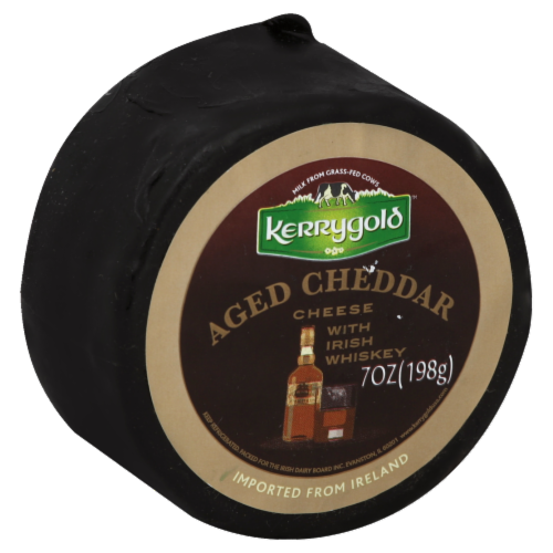Kerrygold Aged Cheddar Cheese With Irish Whiskey, 7 oz - Kroger Kerrygold Aged Cheddar Cheese With Irish Whiskey, 7 oz - Kroger