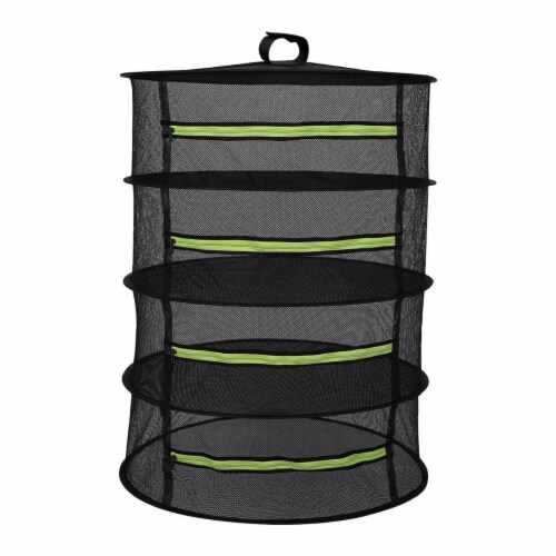 Herb Drying Net Plant Hanging Mesh Dryer Racks With Zipper 4 Layer, 4 ... Herb Drying Net Plant Hanging Mesh Dryer Racks With Zipper 4 Layer, 4 ...