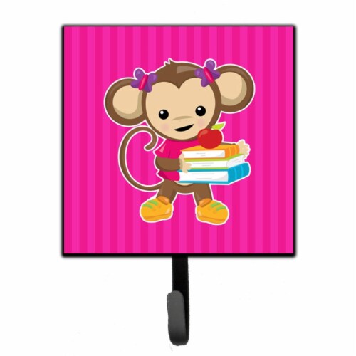 Monkey & School Books Leash or Key Holder, 1 - Kroger Monkey & School Books Leash or Key Holder, 1 - Kroger