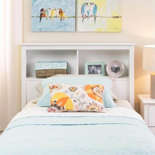 White twin bookcase headboard store