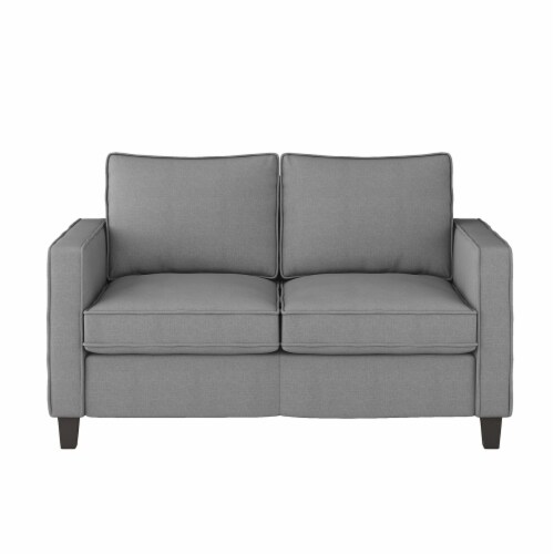 Grey compact sofa store