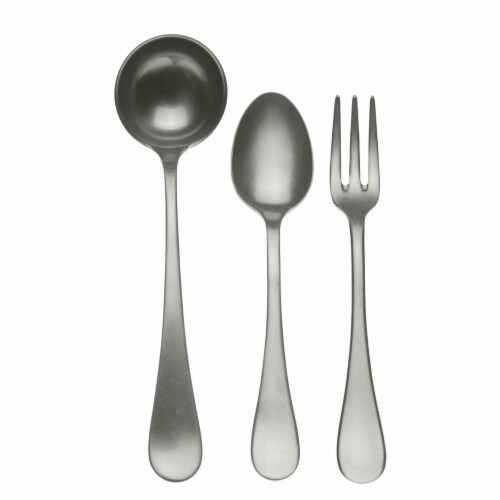 Vintage Champagne Serving Set Fork Spoon And Ladle 3 Piece 1 Foods Co