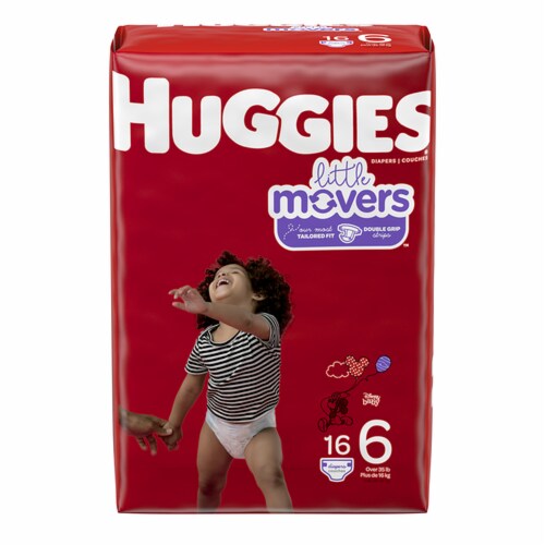 Huggies Little Movers Diapers Jumbo Pack Size 6 Pack of 36 36 packs Foods Co