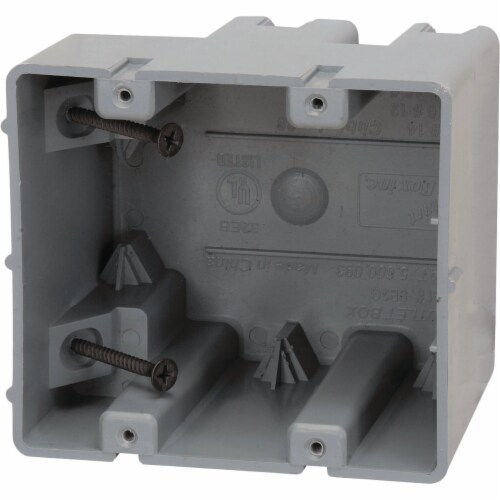 Madison Electric Smart Box 2-Gang PVC Molded Original Wall Box MSB2G, 1 ... Madison Electric Smart Box 2-Gang PVC Molded Original Wall Box MSB2G, 1 ...