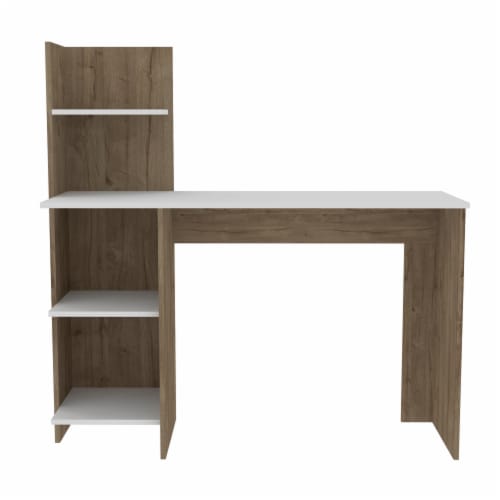 DEPOT E SHOP 120 Writing Desk Four Shelves White Pine 1 Box Fry s Food Stores