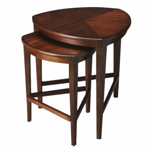 Butler Specialty Company Finnegan Set of 2 Nesting Tables Antique Cherry 1 Fry s Food Stores