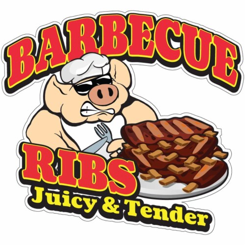 Signmission 12 In Decal Concession Stand Food Truck Sticker Barbecue