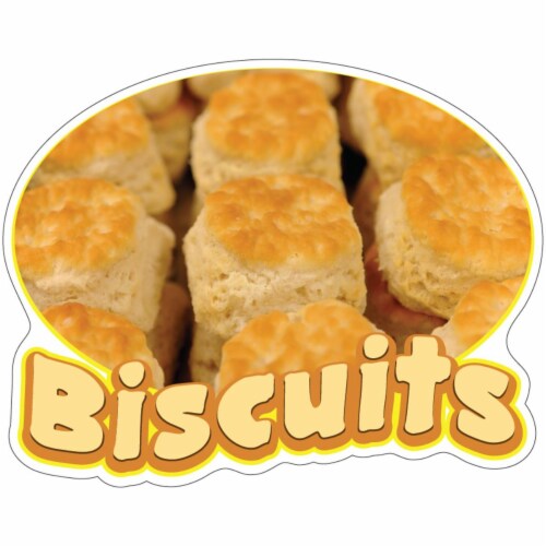 Signmission 12 In Decal Concession Stand Food Truck Sticker Biscuits