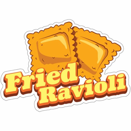 Signmission 12 In Fried Ravioli Decal Concession Stand Food Truck