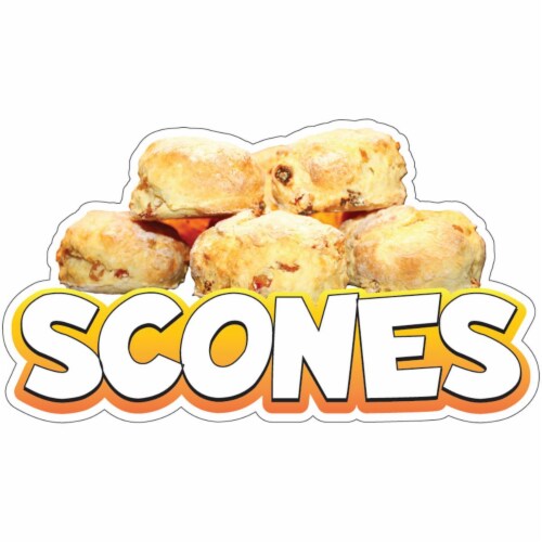 Signmission 12 In Scones 2 Decal Concession Stand Food Truck Sticker