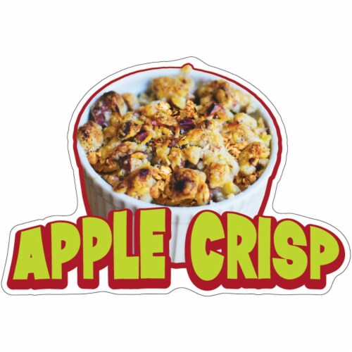 Signmission 16 In Apple Crisp Decal Concession Stand Food Truck
