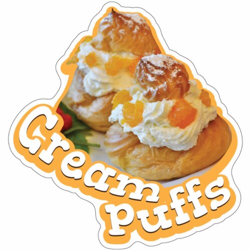 Signmission 16 In Decal Concession Stand Food Truck Sticker Cream