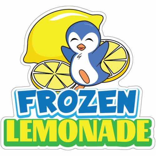 Signmission 16 In Frozen Lemonade Decal Concession Stand Food Truck