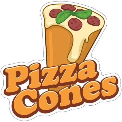 Signmission 16 In Pizza Cones Decal Concession Stand Food Truck
