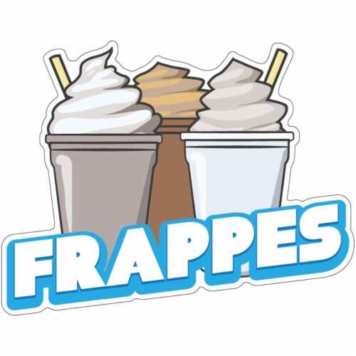Signmission 8 In Decal Concession Stand Food Truck Sticker Frappes