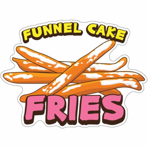 Signmission 8 In Decal Concession Stand Food Truck Sticker Funnel