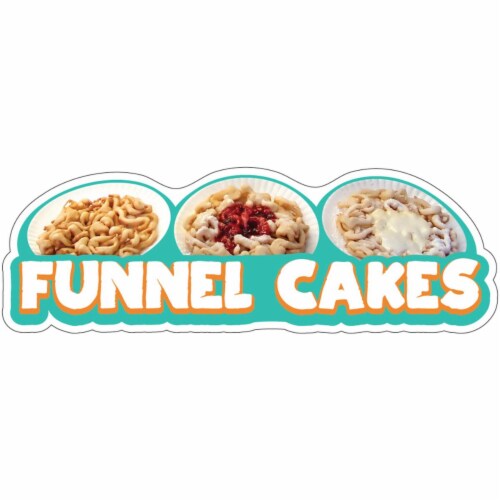 Signmission 8 In Decal Concession Stand Food Truck Sticker Funnel