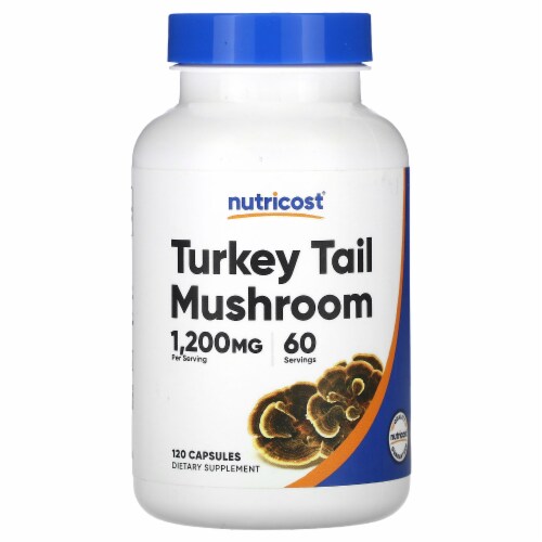 Nutricost Turkey Tail Mushroom 1 200 Mg 120 Capsules 600 Mg Per