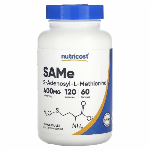 Nutricost Same 400 Mg 120 Capsules 200 Mg Per Capsule 120 Count