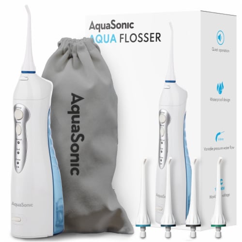 AquaSonic Water Flosser, Rechargeable Water Flosser with 4 Replacement ... AquaSonic Water Flosser, Rechargeable Water Flosser with 4 Replacement ...
