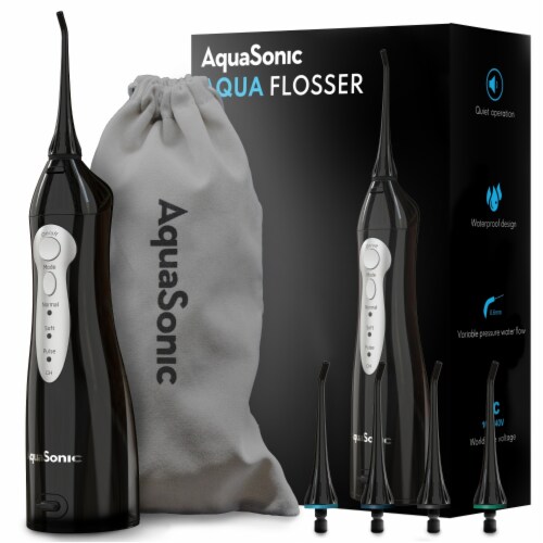 AquaSonic Water Flosser, Rechargeable Water Flosser with 4 Replacement ... AquaSonic Water Flosser, Rechargeable Water Flosser with 4 Replacement ...