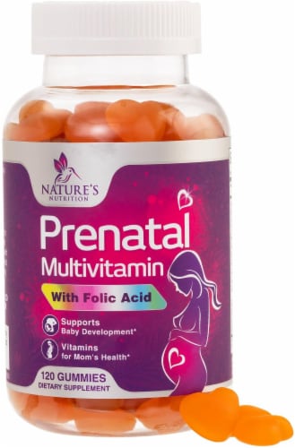 Natures Prenatal Multivitamin Gummy With Folic Acid Prenatal Vitamins