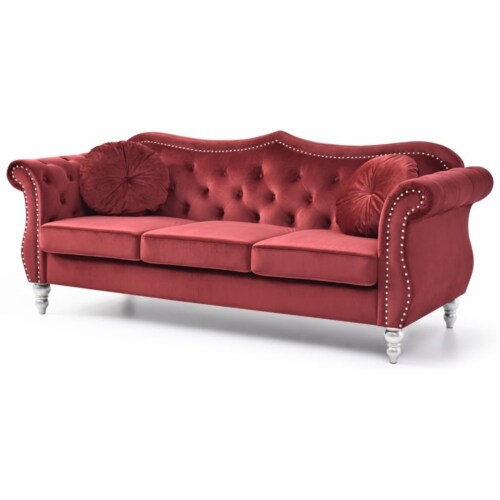 Hollywood velvet sofa store