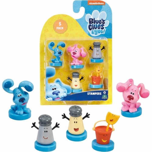 Blues Clues Stamps 5pk Shovel Pail Mrs Pepper Mr Salt Magenta Figure ... Blues Clues Stamps 5pk Shovel Pail Mrs Pepper Mr Salt Magenta Figure ...