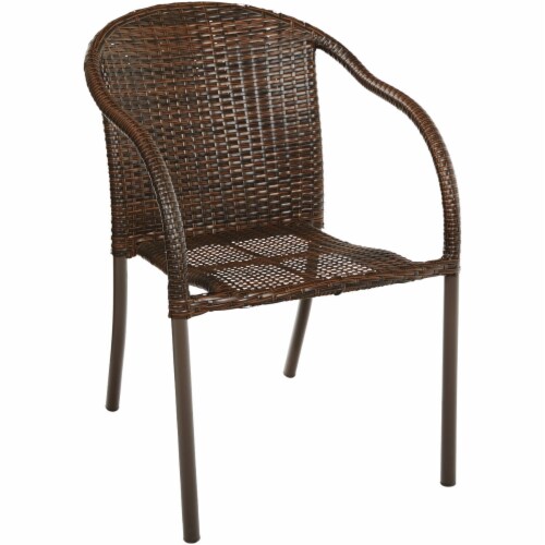Coronado Casuals Brown Steel Frame Wicker Stackable Chair GC 2021 1095 DOL 1 Kroger