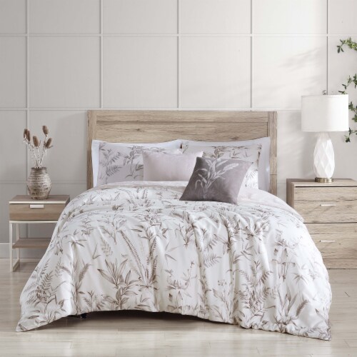 Bebejan Natural Leaves 100 Cotton 5 Piece Reversible Comforter Set