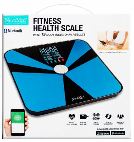 NuvoMed® Bluetooth Fitness Health Scale, 1 ct - Kroger NuvoMed® Bluetooth Fitness Health Scale, 1 ct - Kroger
