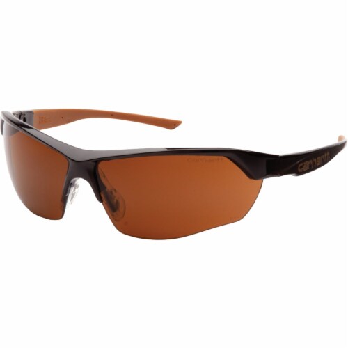 Carhartt Braswell Black Frame Safety Glasses With Bronze Anti Fog