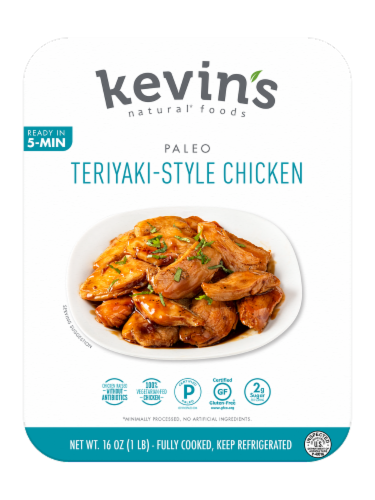 Kevin's Natural Foods Paleo Teriyaki Style Chicken, 16 oz - Kroger Kevin's Natural Foods Paleo Teriyaki Style Chicken, 16 oz - Kroger