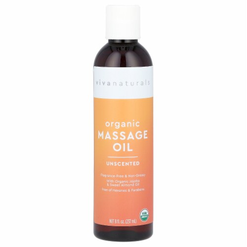 Viva Naturals Organic Massage Oil Unscented 8 Fl Oz 237 Ml 8 Fl Oz Harris Teeter