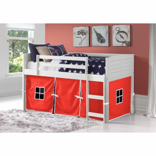 Donco twin louver low loft tent store